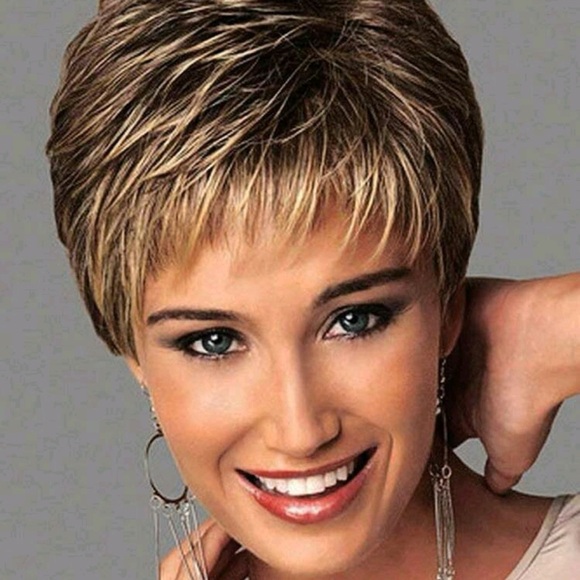Hair | Multi Color Short Wig With Bangs | Poshmark